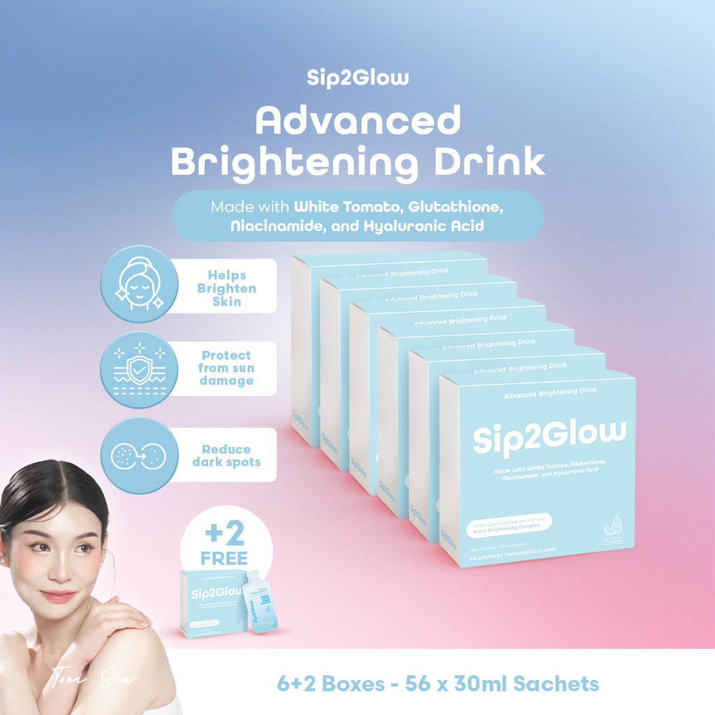 [B6G2] Sip2Glow Premium Brightening Drink with Glutathione and ...
