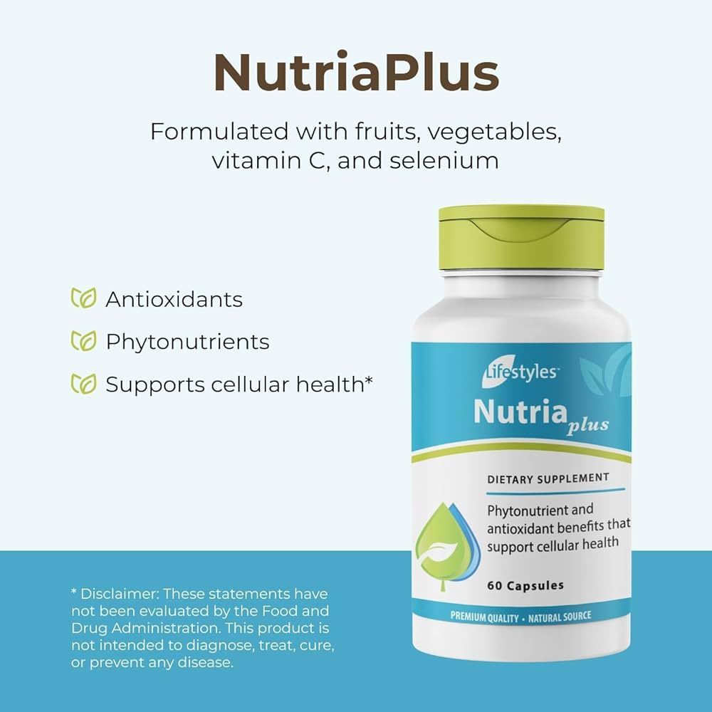 Lifestyles Nutria Plus Dietary Supplements with Powerful Antioxidants ...