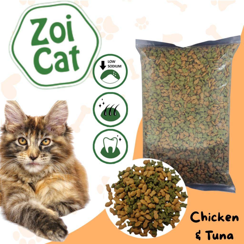 LKJ - ZOI Cat Chicken & Tuna Dry Cat Food – Adult Formula 1kg (Repacked ...