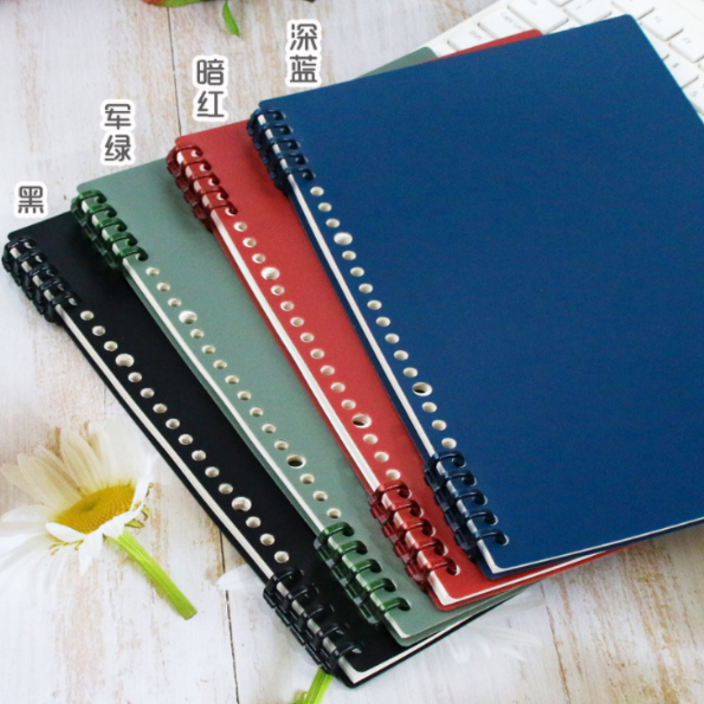 BYME High Color Value A5 Binder Notebook with Detachable Coil Rings ...