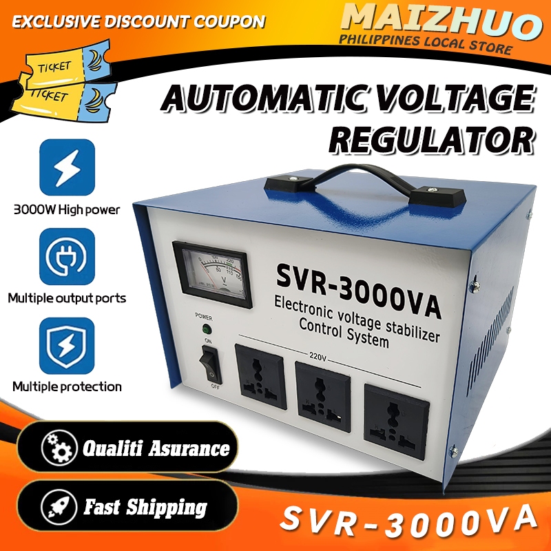 AVR 3000W Automatic Voltage Regulator SVR-3000VA/2000VA/1000VA/500VA ...