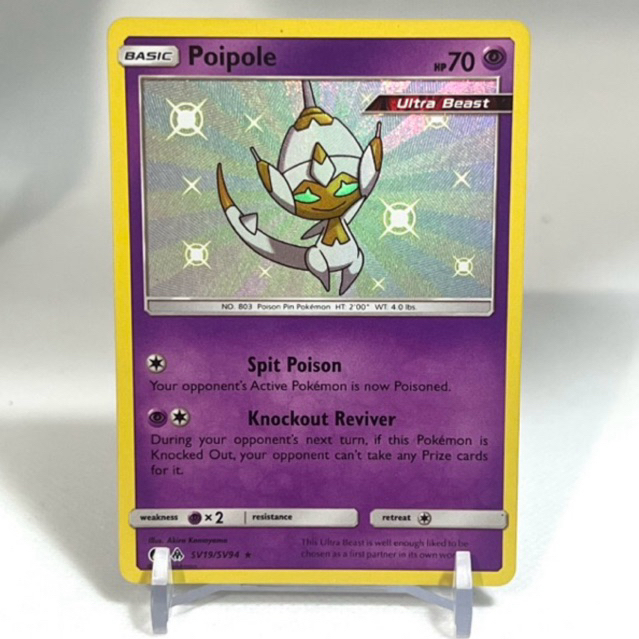 Poipole - SV19/SV94 - Shiny - Hidden Fates - Pokemon TCG | Shopee ...