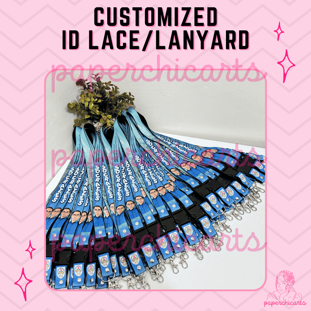 Customized ID Lace/Lanyard (1 inch) by Paperchicarts Ph | Shopee ...