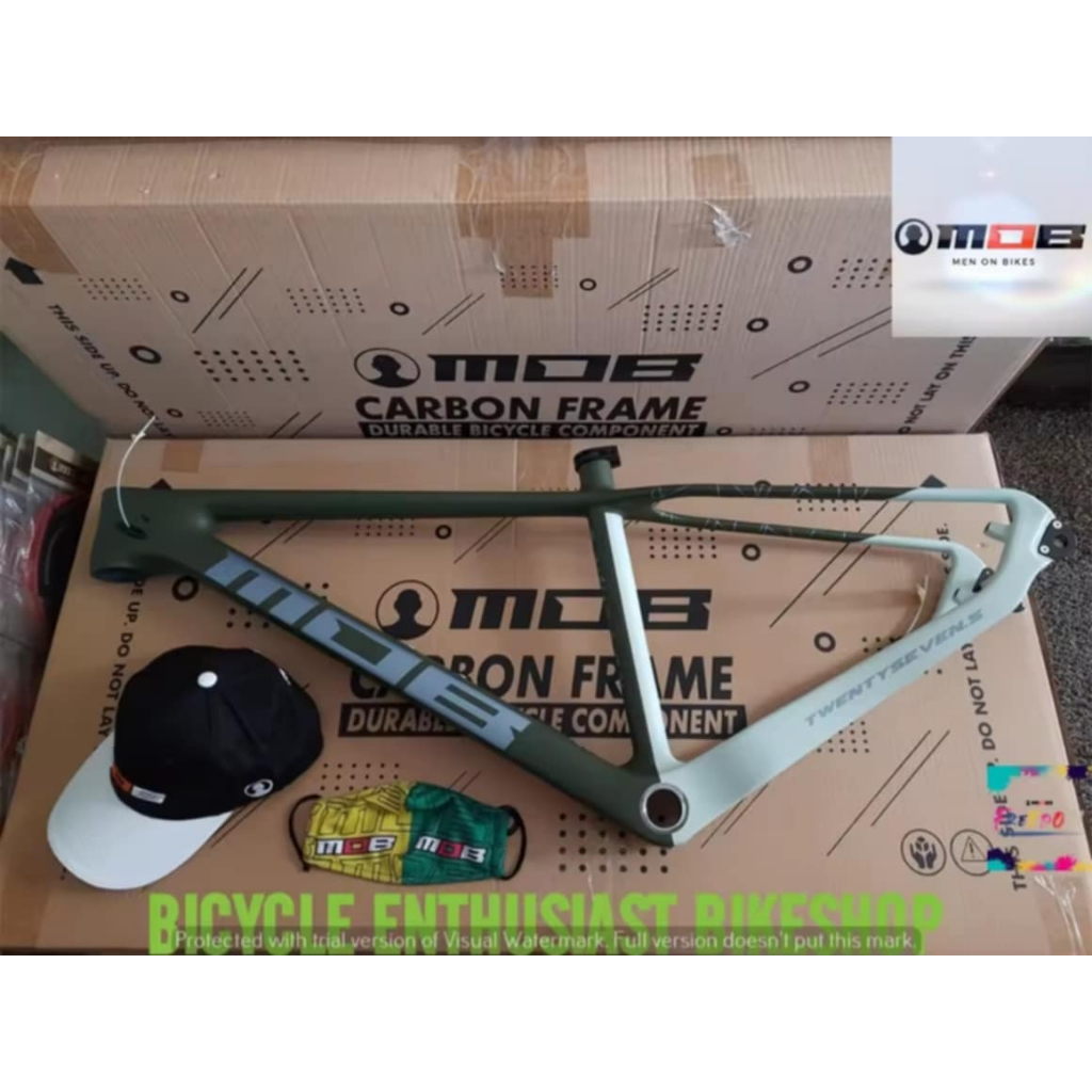 Mob XC Ultra 1 Carbon Frame MTB 27.5" x 15" – Thru Axle Mountain Bike ...
