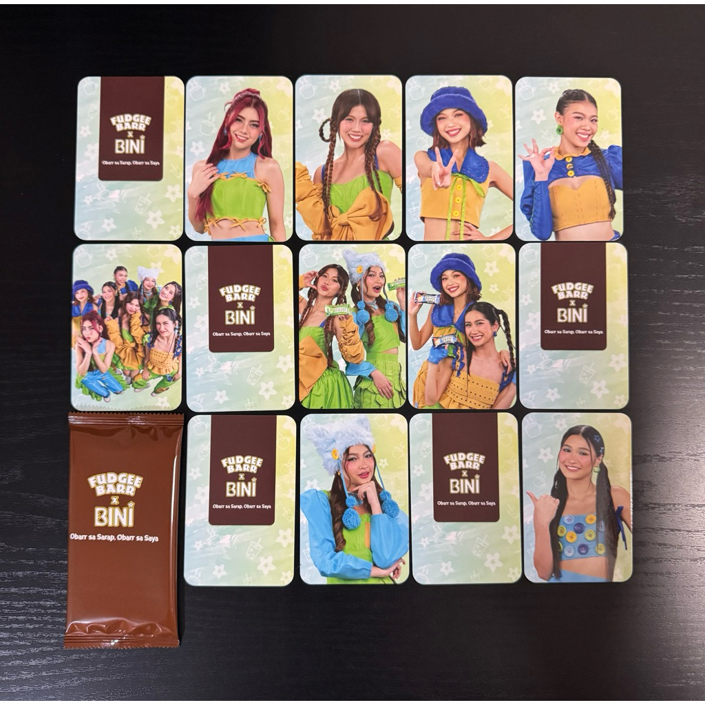 Fudgee Barr X BINI OFFICIAL Photocard [ONHAND] | Shopee Philippines