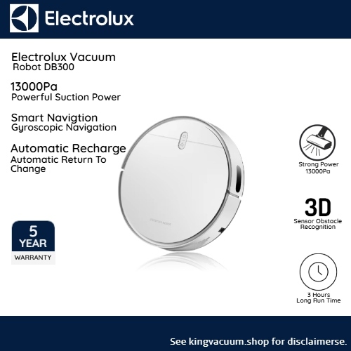 Robot Vacuum Cleaner DB300 | 13000Pa Strong Suction | 120 Minutes ...