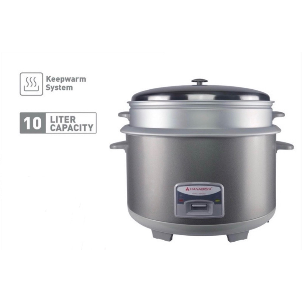 Hanabishi Automatic Large Rice Cooker 10 liters 50 cups HHRC-100GSS ...