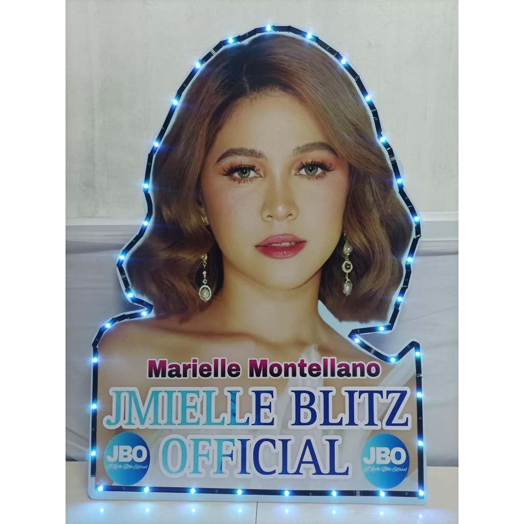 Standee on sintra board cutout with LED strip | Shopee Philippines