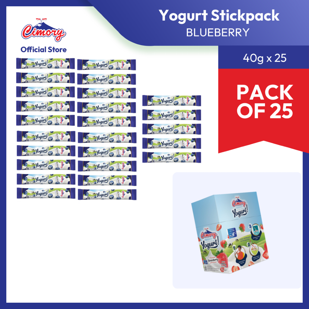 Cimory Yogurt Stick 40g - Pack of 25 | Shopee Philippines