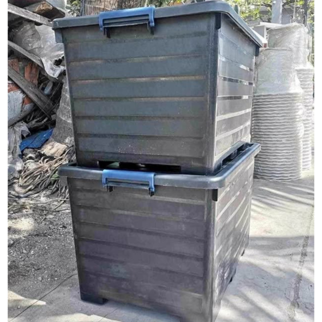 BUY 1 TAKE 1 160L STORAGE BOX HEAVY DUTY WITH WHEELS STOCK #056 (3PAIRS ...