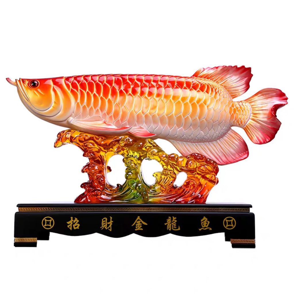 LARGE Arowana Figurine LARGE RED Arowana Figurine LARGE RED Arowana ...