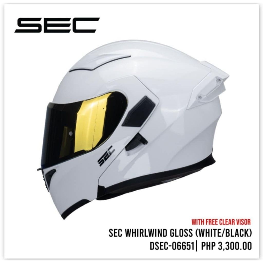 SEC WHIRLWIND MODULAR DUAL VISOR | Shopee Philippines