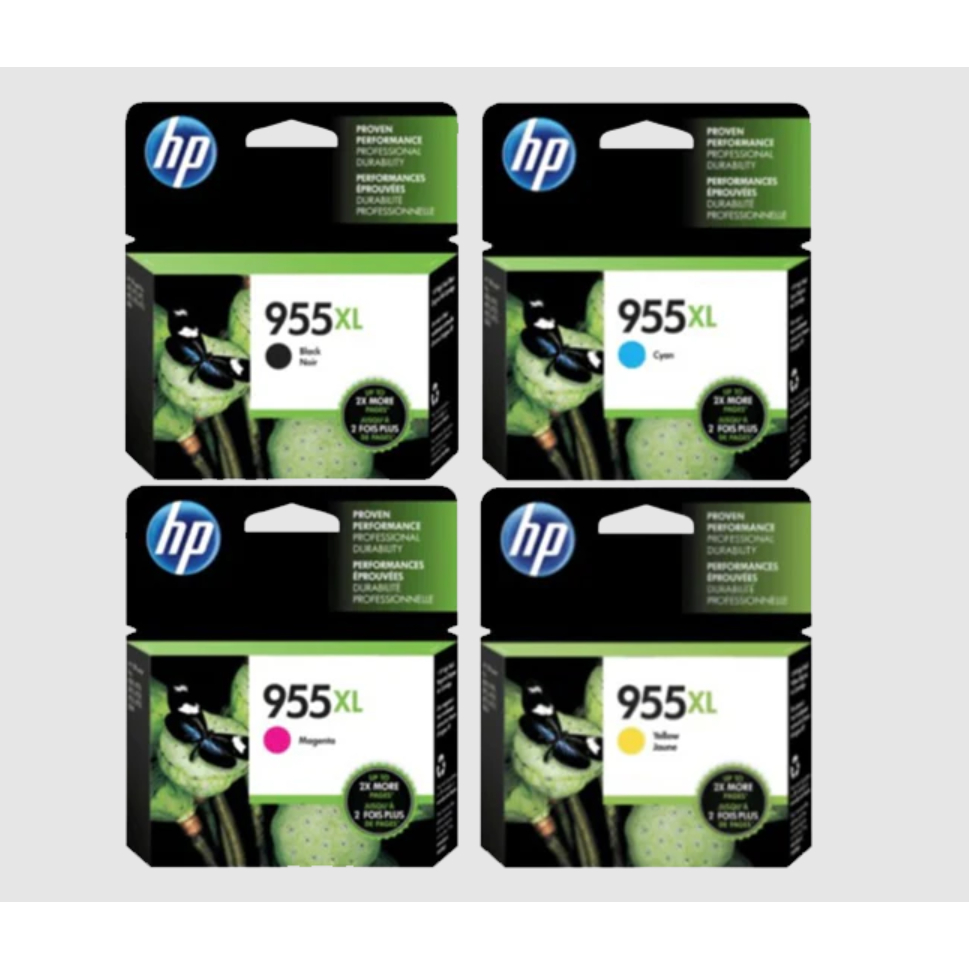 【BIG SALE】HP ink 955XL Black Cyan Yellow Magenta High Yield Black ...