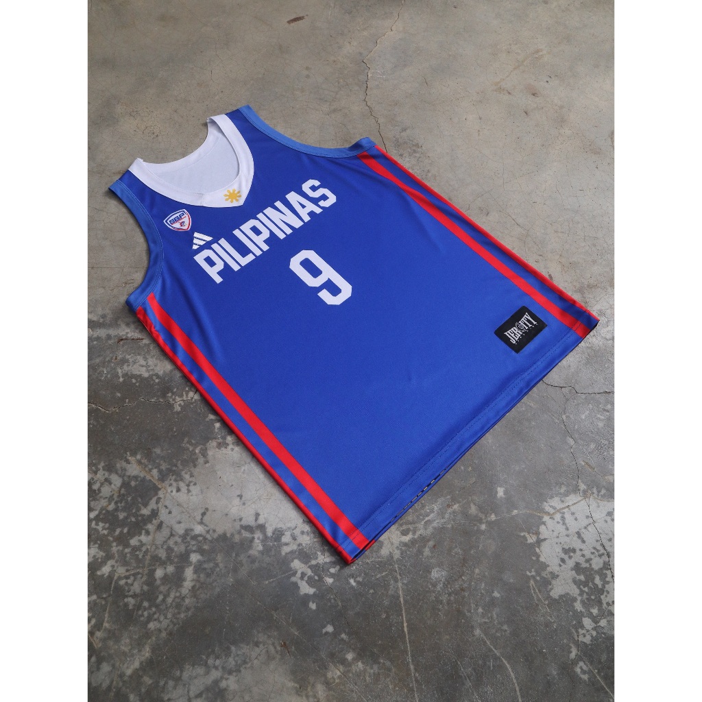 GILAS 2025 PILIPINAS SCOTTIE THOMPSON #9 BLUE | JERCITY CLASSICS ...