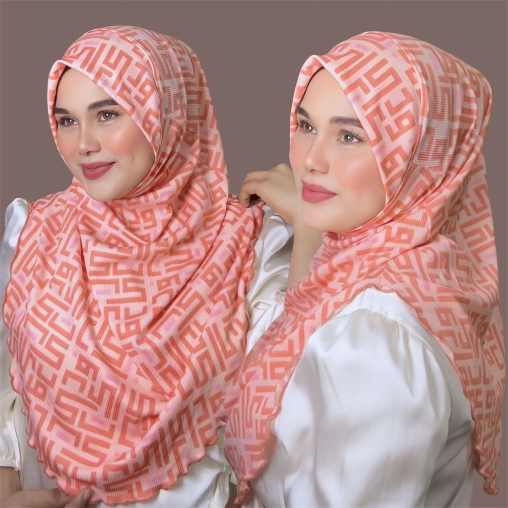 SO-KINDLY MONOGRAM INSTANT HIJAB INSPIRED | Shopee Philippines