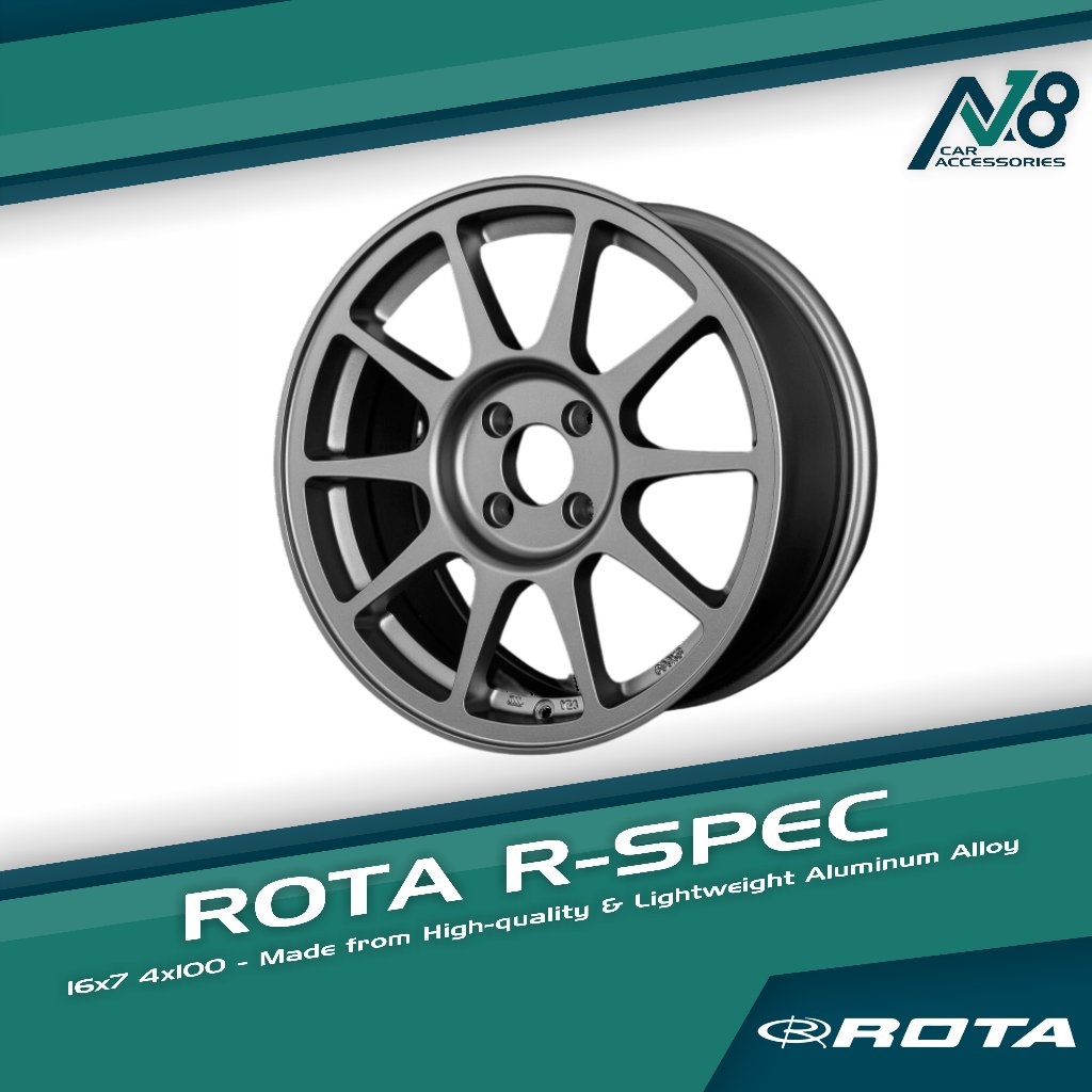 ROTA R-SPEC 16x7 4x100 et45 Genuine | Shopee Philippines