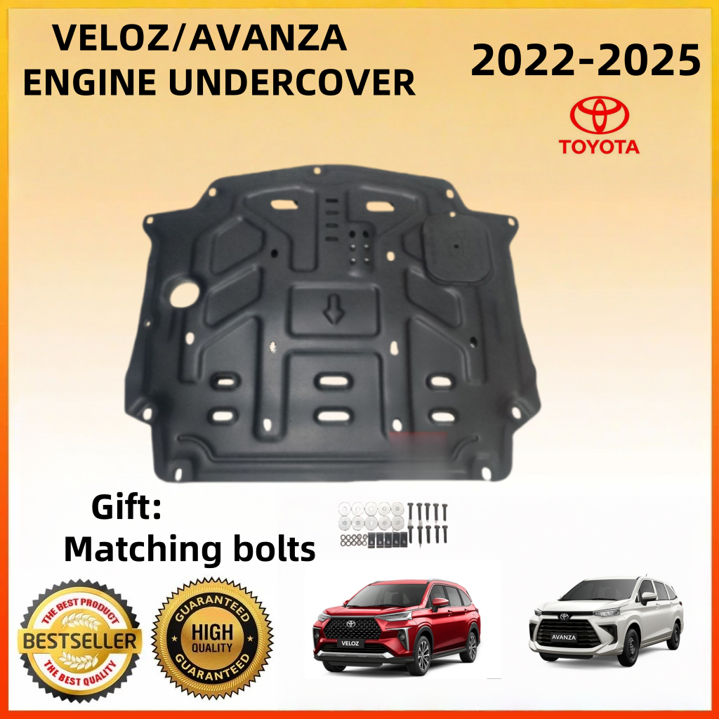 TOYOTA VELOZ/AVANZA ENGINE UNDERCOVER 2022-2025 PLASTIC & ALUMINUM ...