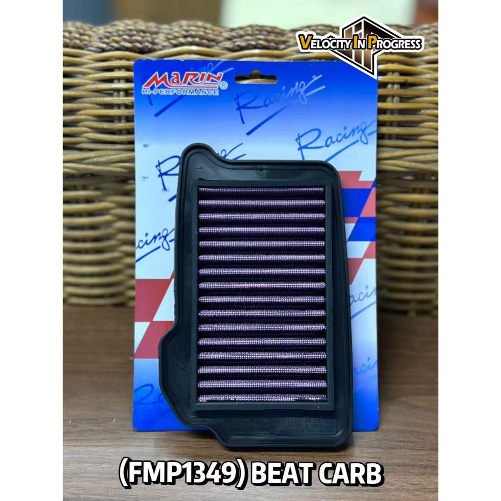 Marin Motorcycle Washable Air Filter For Honda Beat Carb | Shopee ...