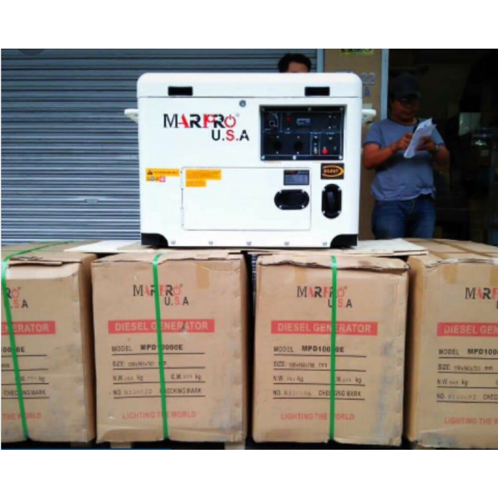 Brand New marpro USA 10kva Diesel silent Type Generator Genuine ...