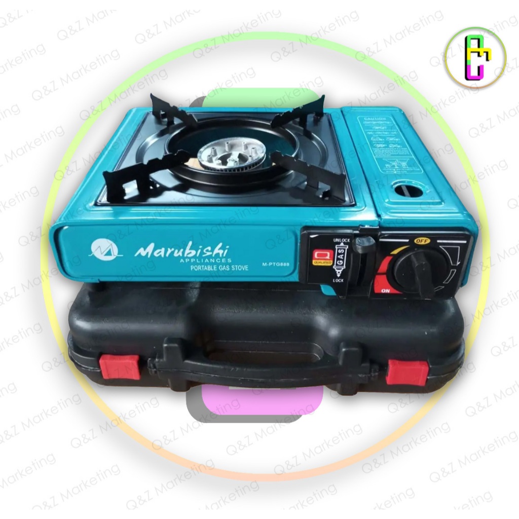 MARUBISHI M-PTG888 Outdoor Single Portable Butane Gas Stove with Case ...