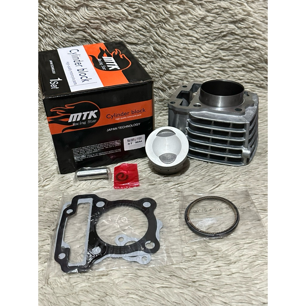 MTK CYLINDER BLOCK FOR RAIDER J 115 FI 57MM | Shopee Philippines