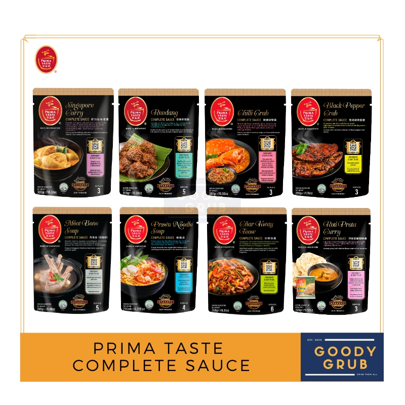 Prima Taste Complete Sauce | Laksa Hainanese Chilli Crab Rendang Curry ...