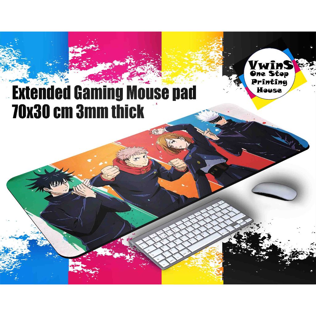 Jujutsu Kaisen Gaming Mouse Pads Design! Satoru Gojo, Masamichi Yaga ...