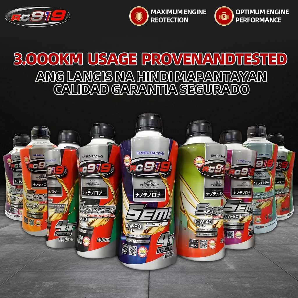 RC919 Engine Oil Synthetic Base Oil High Quality 100% Original 800ML ...