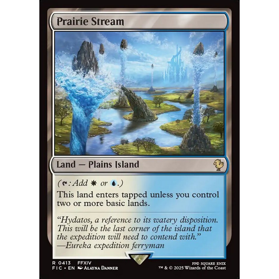 Prairie Stream FIC Final Fantasy Commander MTG Magic The Gathering ...