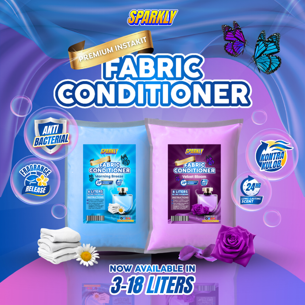 Sparkly Instakit Premium Fabric Conditioner Kit - Premium Branded Scent ...