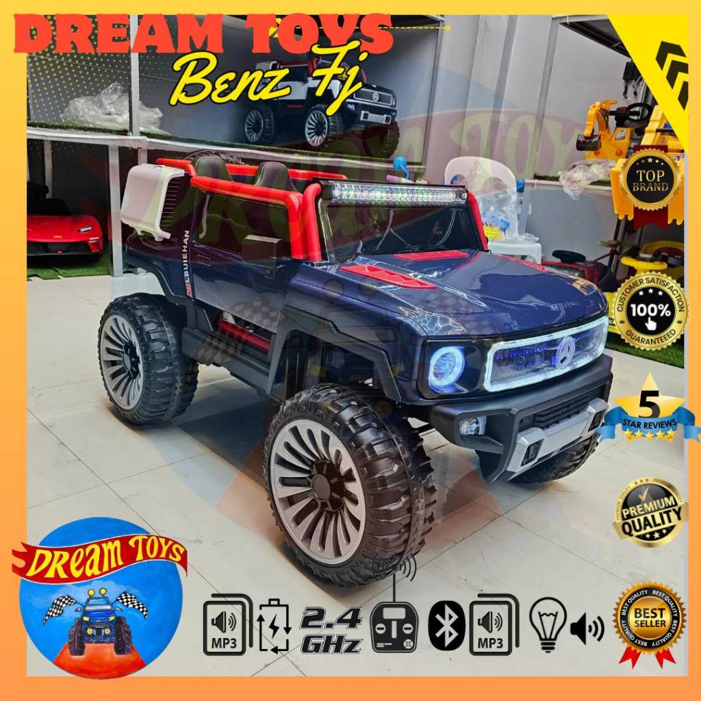 DREAM TOYS Benz FJ Kids Electric Rechargeable Ride on car with Remote ...