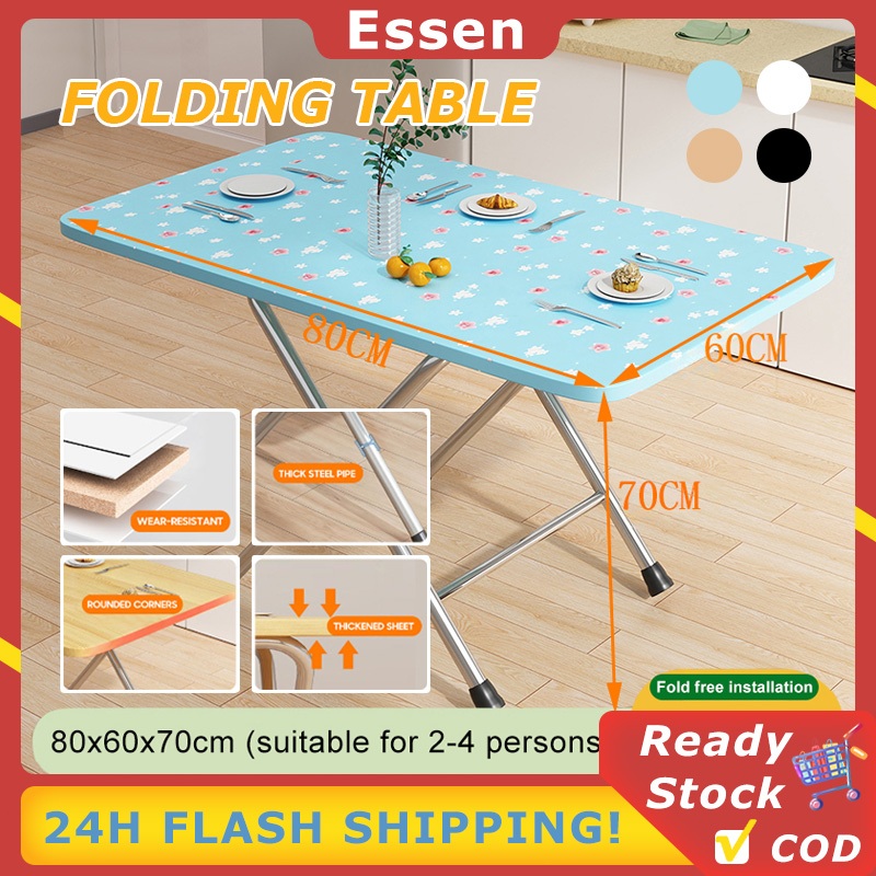 Folding Table Dining Table Portable Outdoor Table Stall Square Table ...