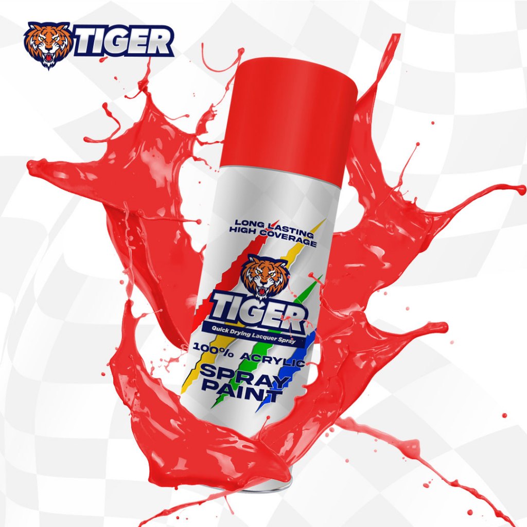 Tiger Spray Paint 400mL - Box of 12 Single Color | Shopee Philippines