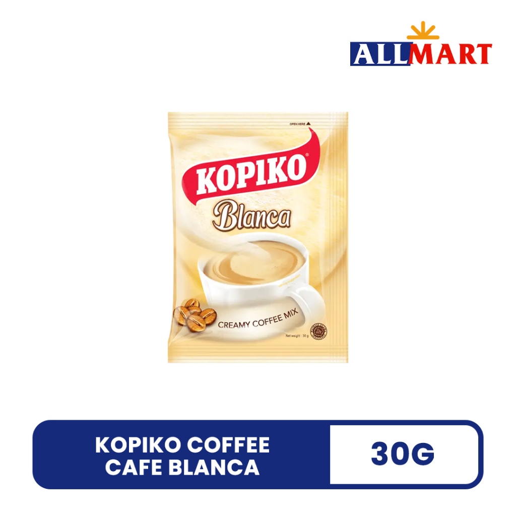 Kopiko Coffee Cafe Blanca 30g - AllMart Online Grocery | Shopee Philippines