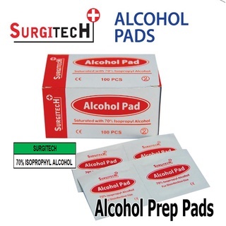 Alcohol Prep Pads (Surgitech) | Shopee Philippines