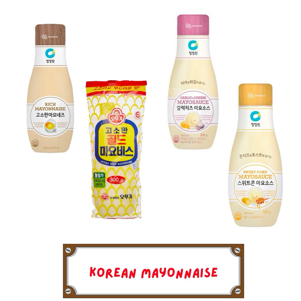 Korean Mayonnaise - Ottogi and Rich Mayonnaise 300g | Shopee Philippines