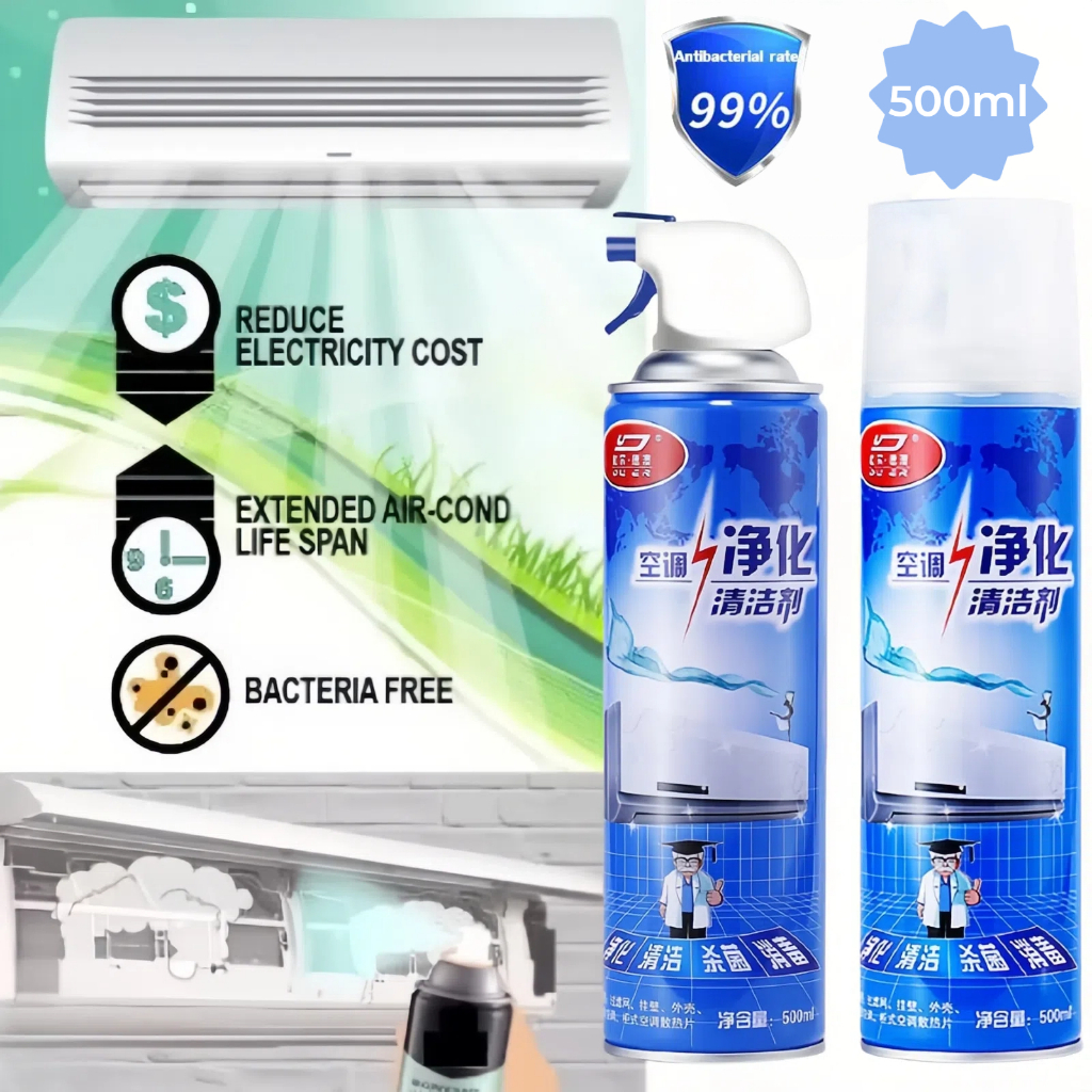Air Conditioner Cleaner Spray 500ml Air Conditioner Cleaner Foam Dust ...