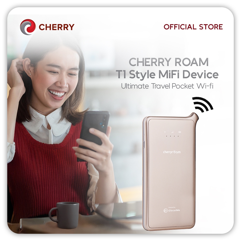 CHERRY ROAM T1 Style Mifi Device (Travel Pocket Wi-Fi) | Shopee Philippines