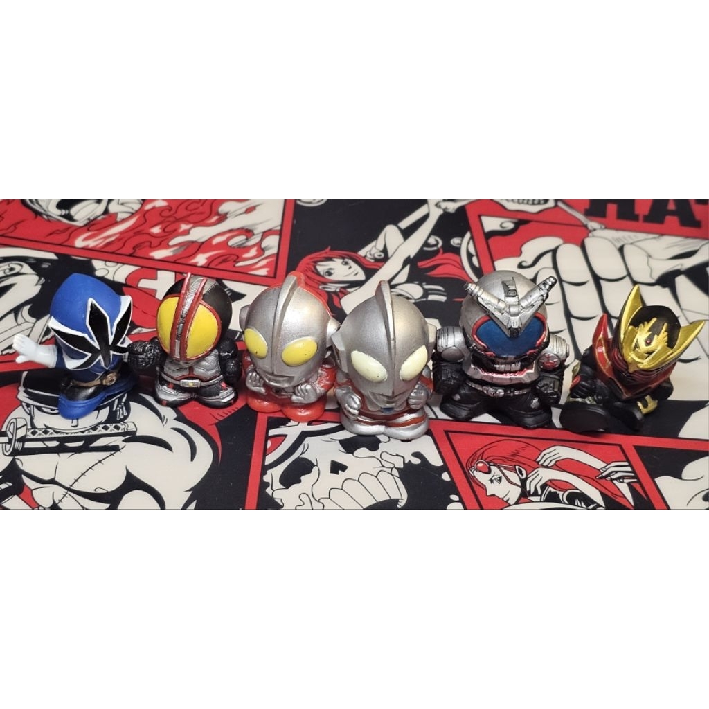 Assorted Sentai Ultraman Masked Rider Power Rangers Figures | Shopee ...