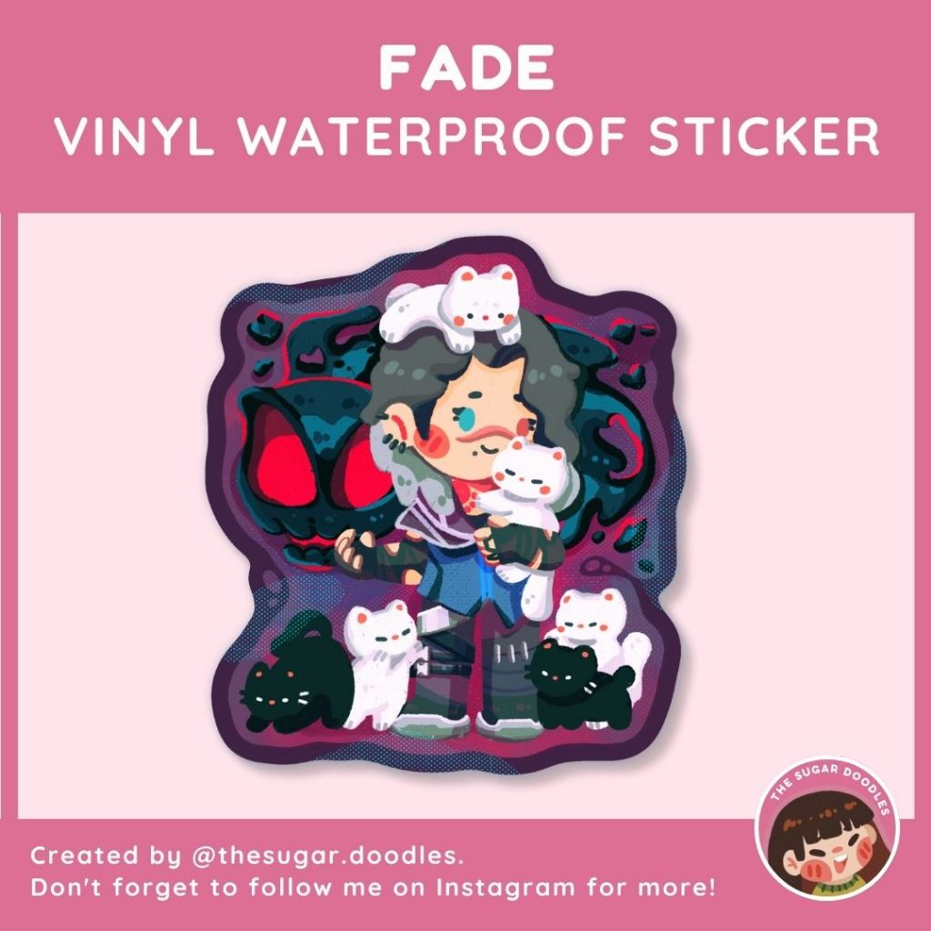 Valorant Fade Waterproof Sticker Holographic | Shopee Philippines