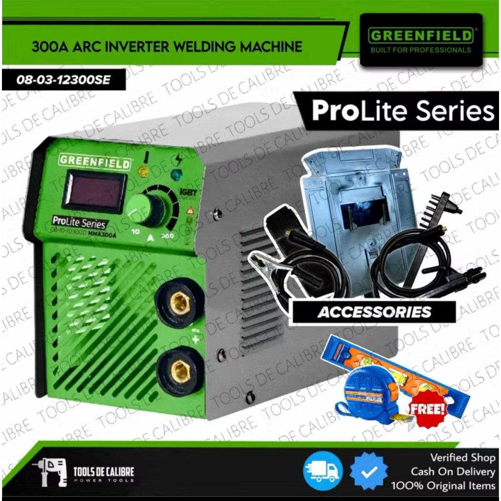GREENFIELD PROLite Series 300A Inverter ARC Welding Machine 08-03 ...