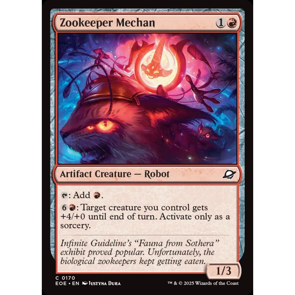 Zookeeper Mechan - Edge of Eternities (EOE) - RED | Shopee Philippines