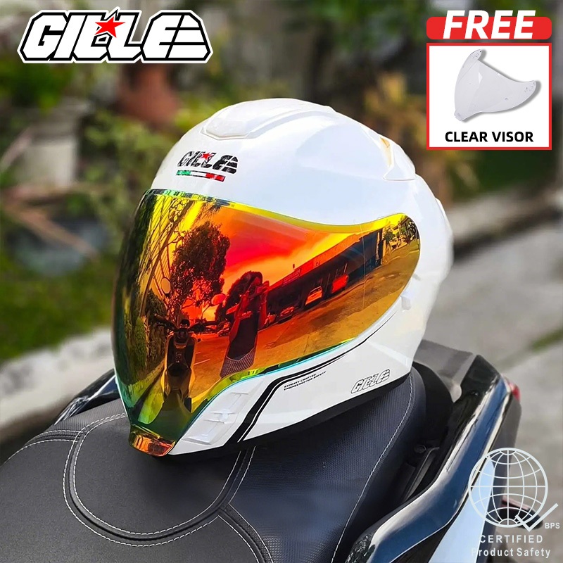 𝟭𝟬𝟬%𝗢𝗥𝗜 GILLE PHOENINX modular helmet full face dual visor helmet for ...