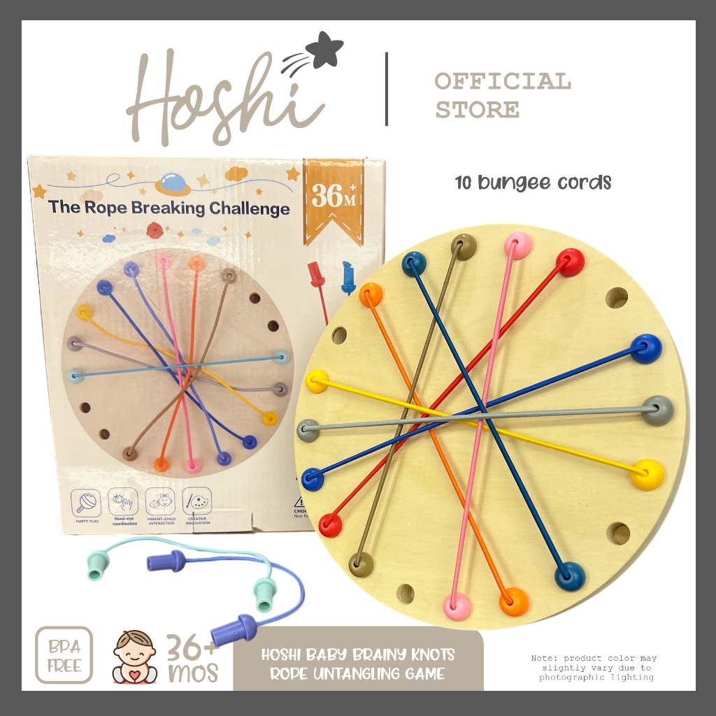 Hoshi Baby Brainy Knot The Twisted Rope Untangle Game Challenge ...