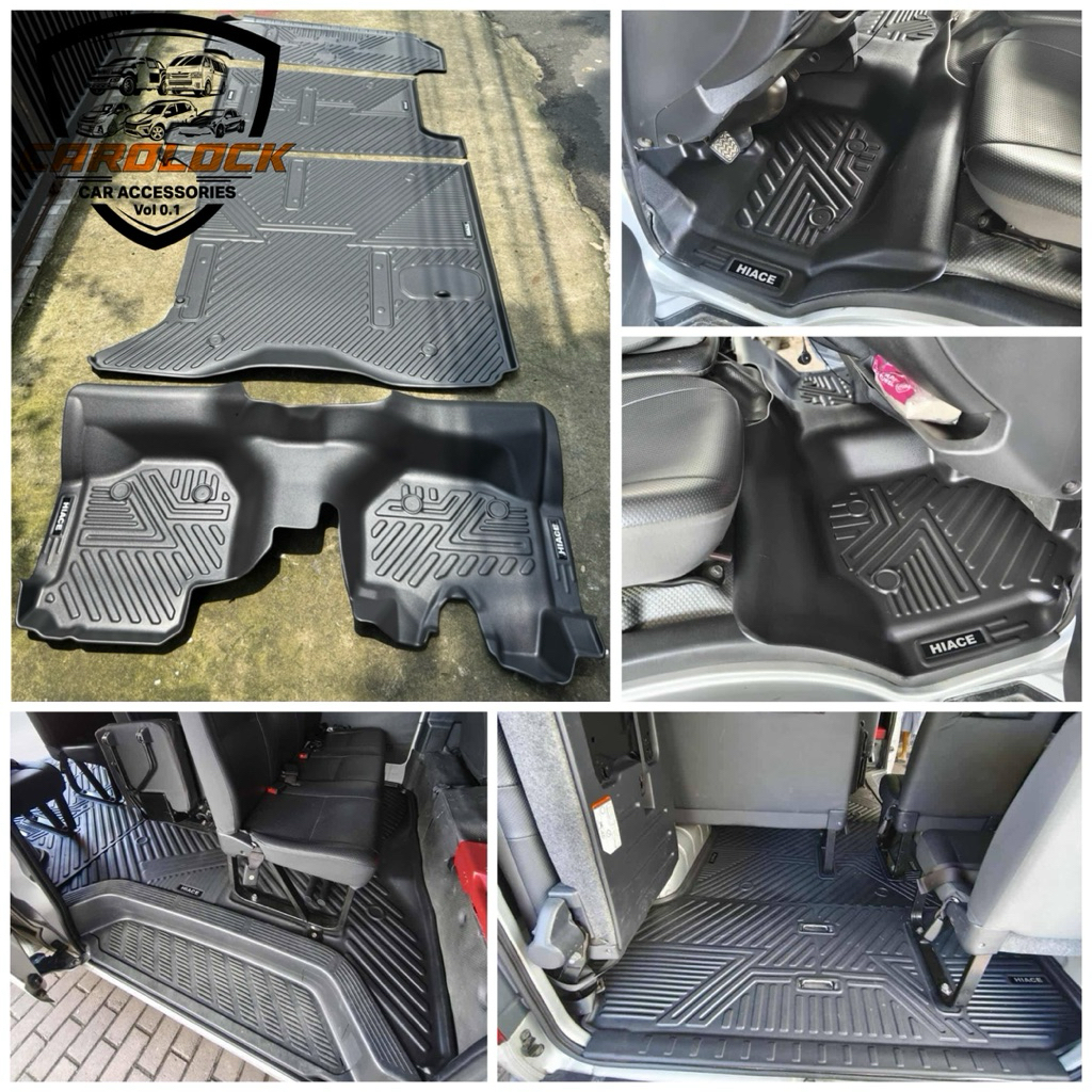 Toyota Hiace Commuter Decontent Cargo 2014 - 2026 Full 5D Matting ...