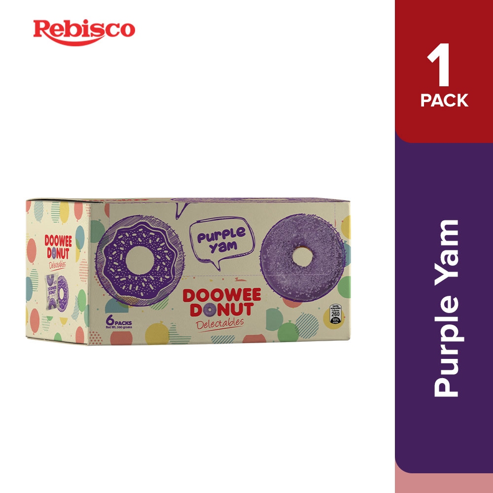 Doowee Donut Delectables Purple Yam 58g | Shopee Philippines