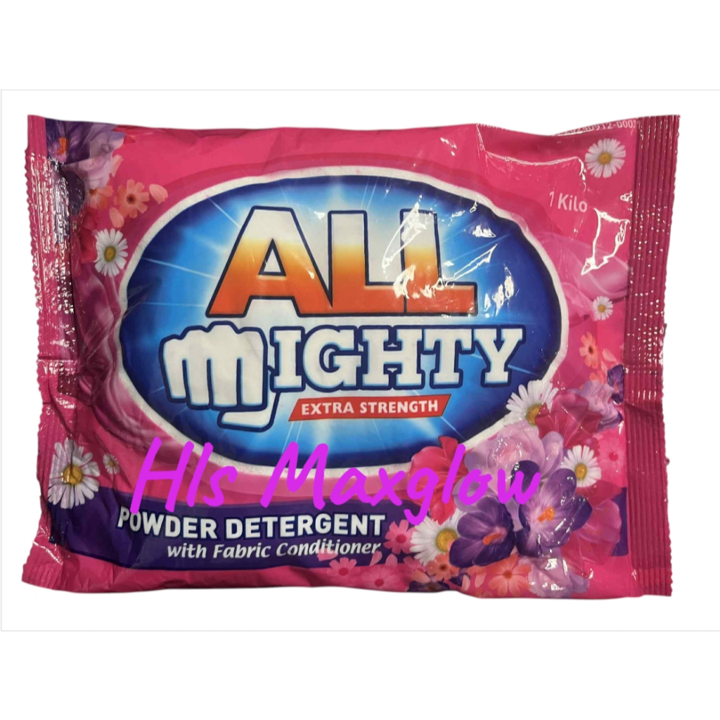 1 Kilo All Mighty Detergent Powder | Shopee Philippines