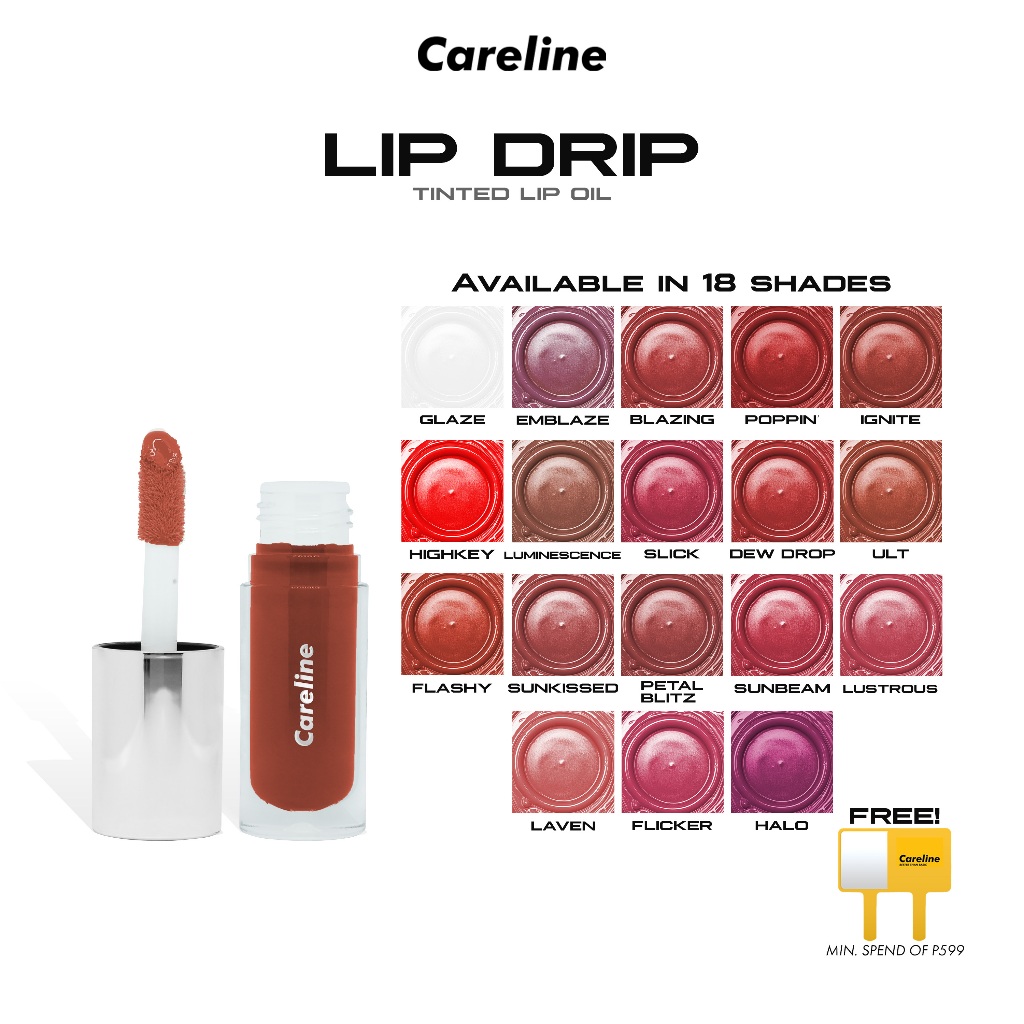 Careline Lip Drip Tinted Lip Oil 4g | Shopee Philippines