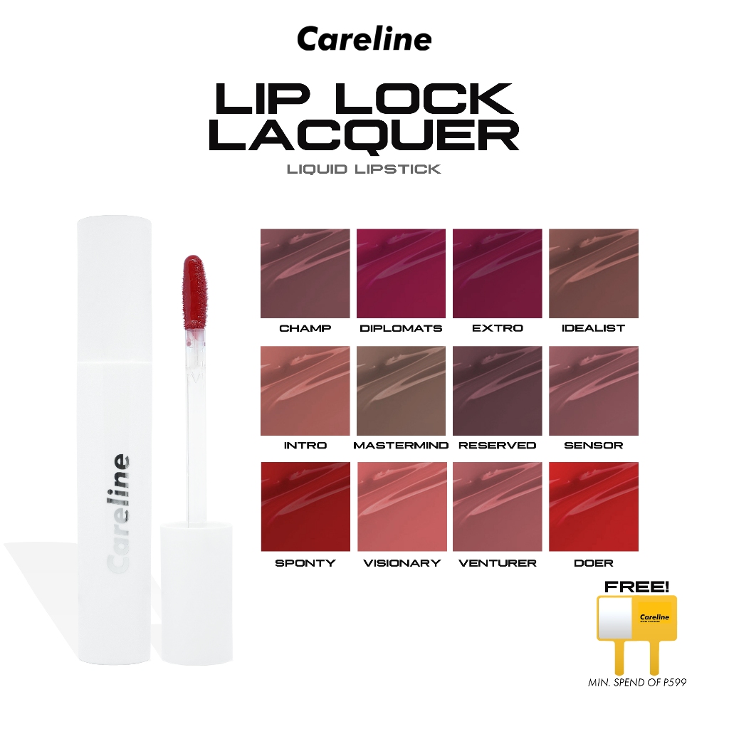 Careline Lip Lock Lacquer 4.5g | Shopee Philippines