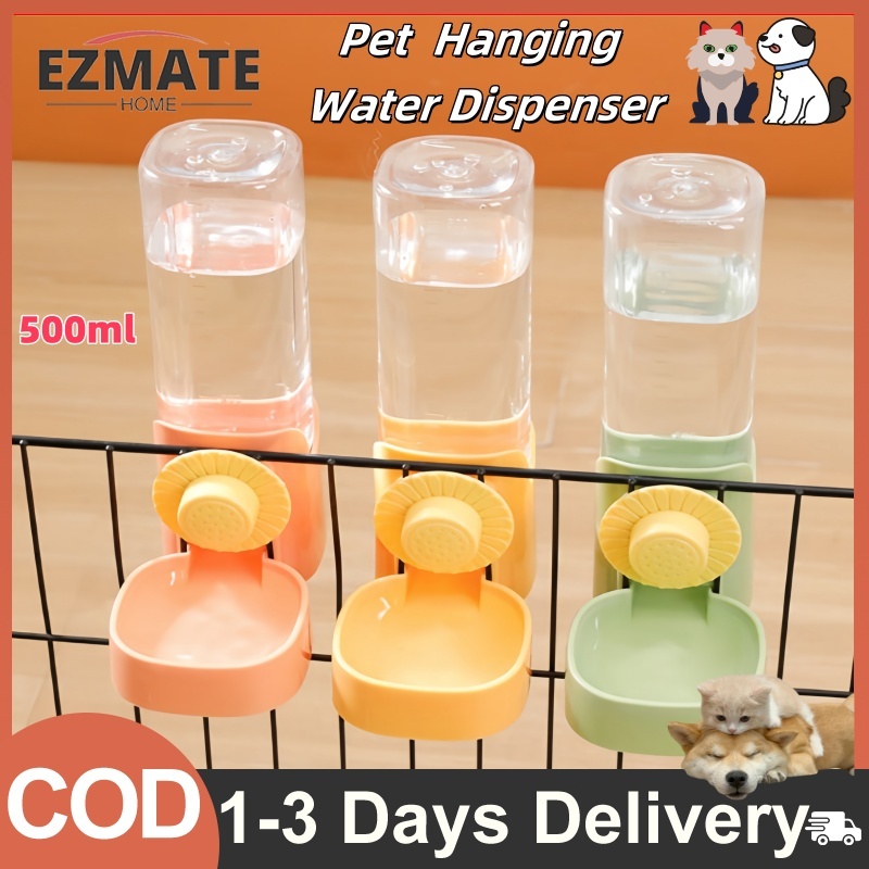 500ml Pet Hanging Water Dispenser Automatic Water Dispenser For Cat Dog ...